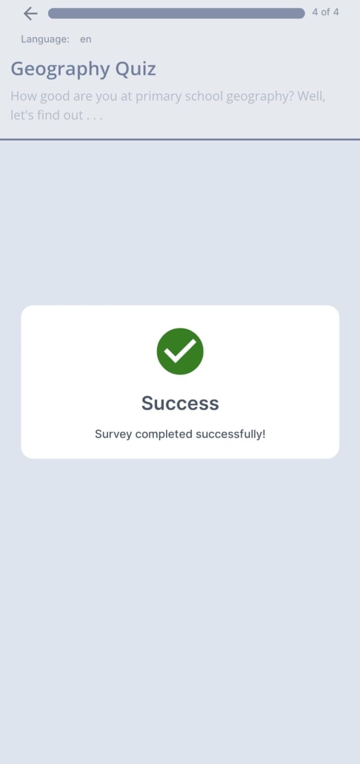 Filling a Survey on the Sabasi Mobile App – Sabasi Support
