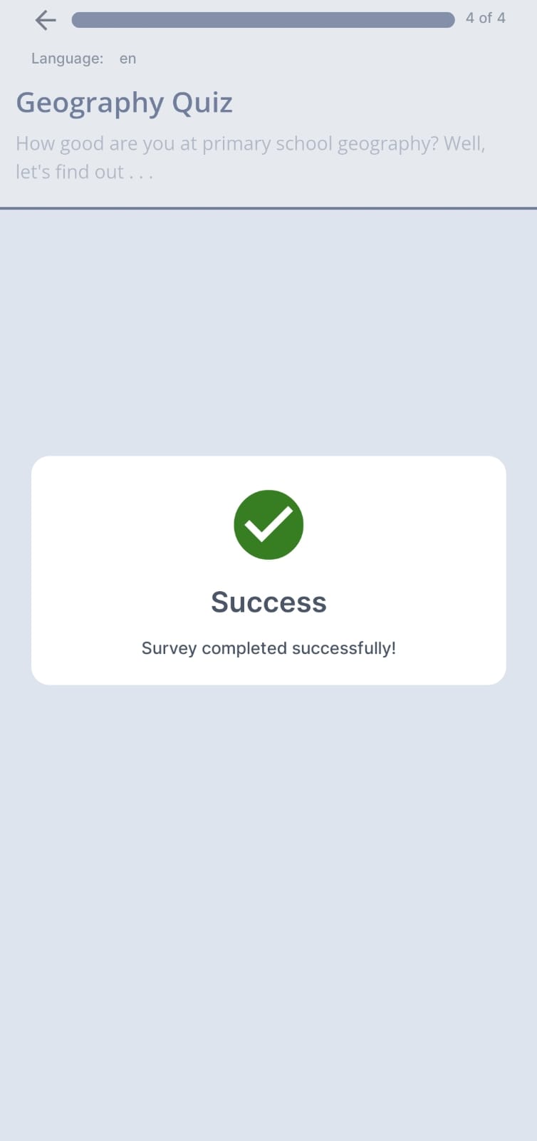 Filling a Survey on the Sabasi Mobile App – Sabasi Support