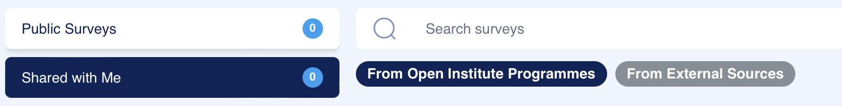 Explore public surveys – Sabasi Support