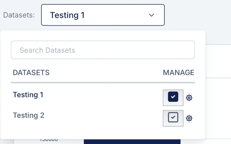 Managing Multiple Datasets in One Dashboard in One menu – Sabasi Support
